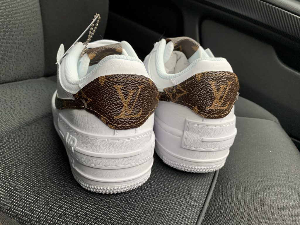 CUSTOM LV AIR FORCE 1 SHADOW - Derivation Customs - Custom sneakers ...
