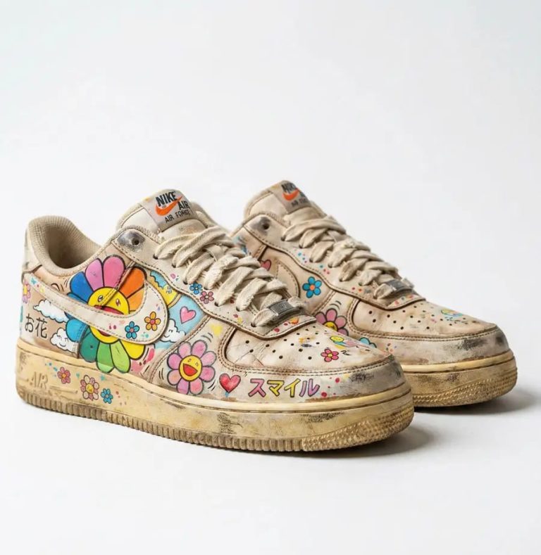 Distressed Murakami Air Force 1 | Custom Nike AF1