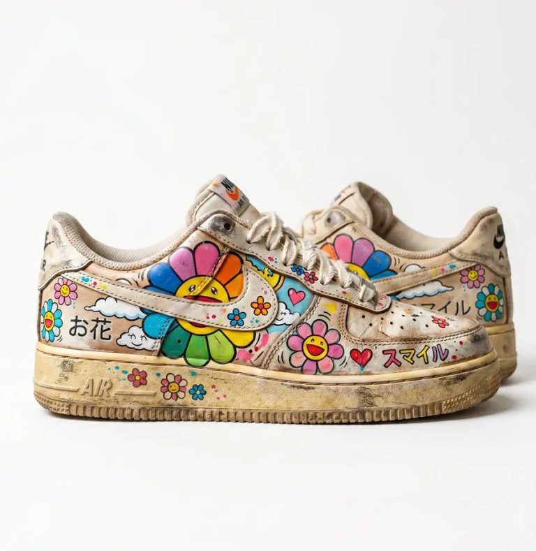 Distressed Murakami Air Force 1 | Custom Nike AF1